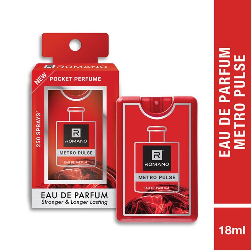 ROMANO Pocket EDP Metro Pulse 18ml | Shopee Malaysia