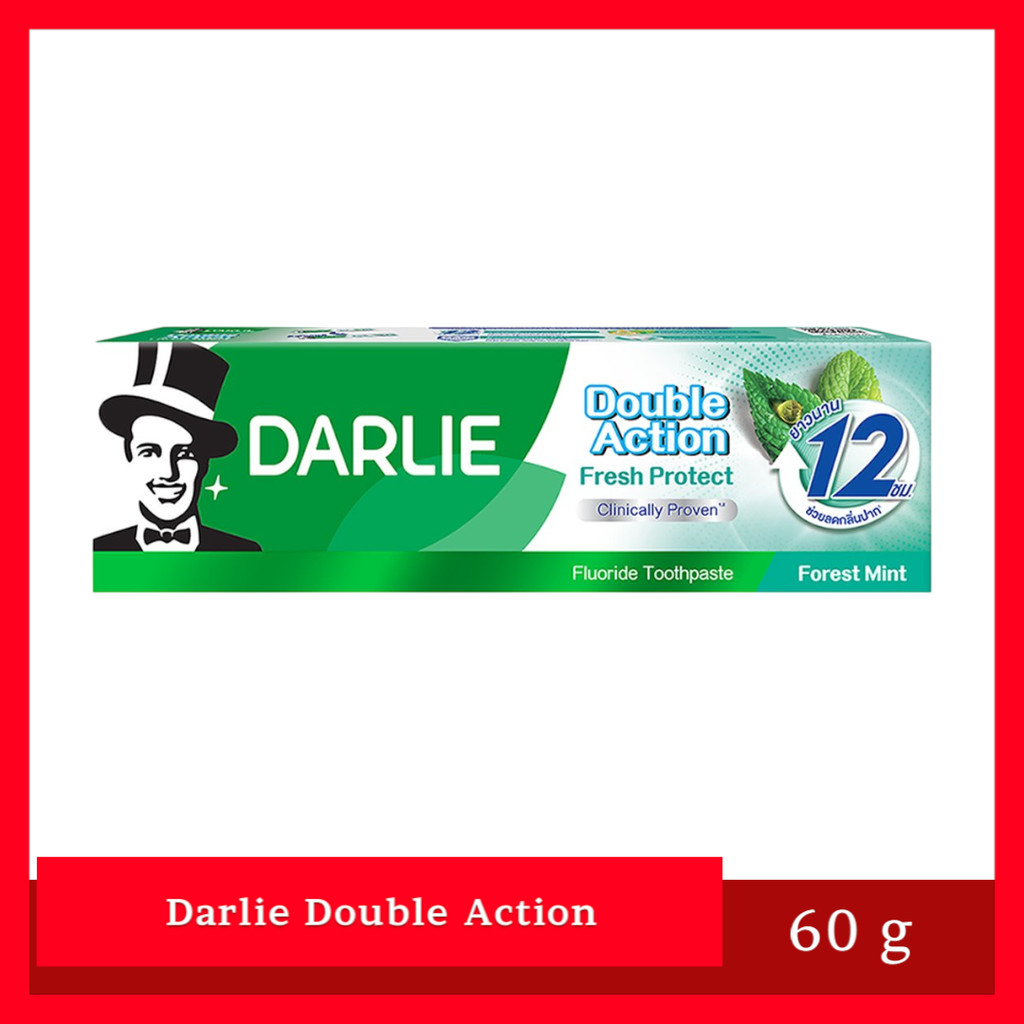 Darlie Double Action Toothpaste Fresh Protect (Forestmint) 60g | Shopee ...