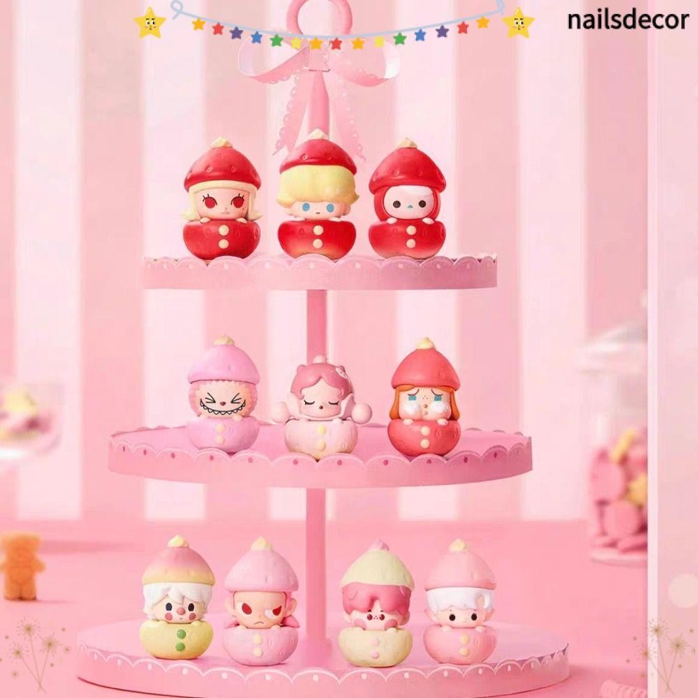 YUSENS Anime Figure Model, POPMART Doll Strawberry Series POPMART Box ...