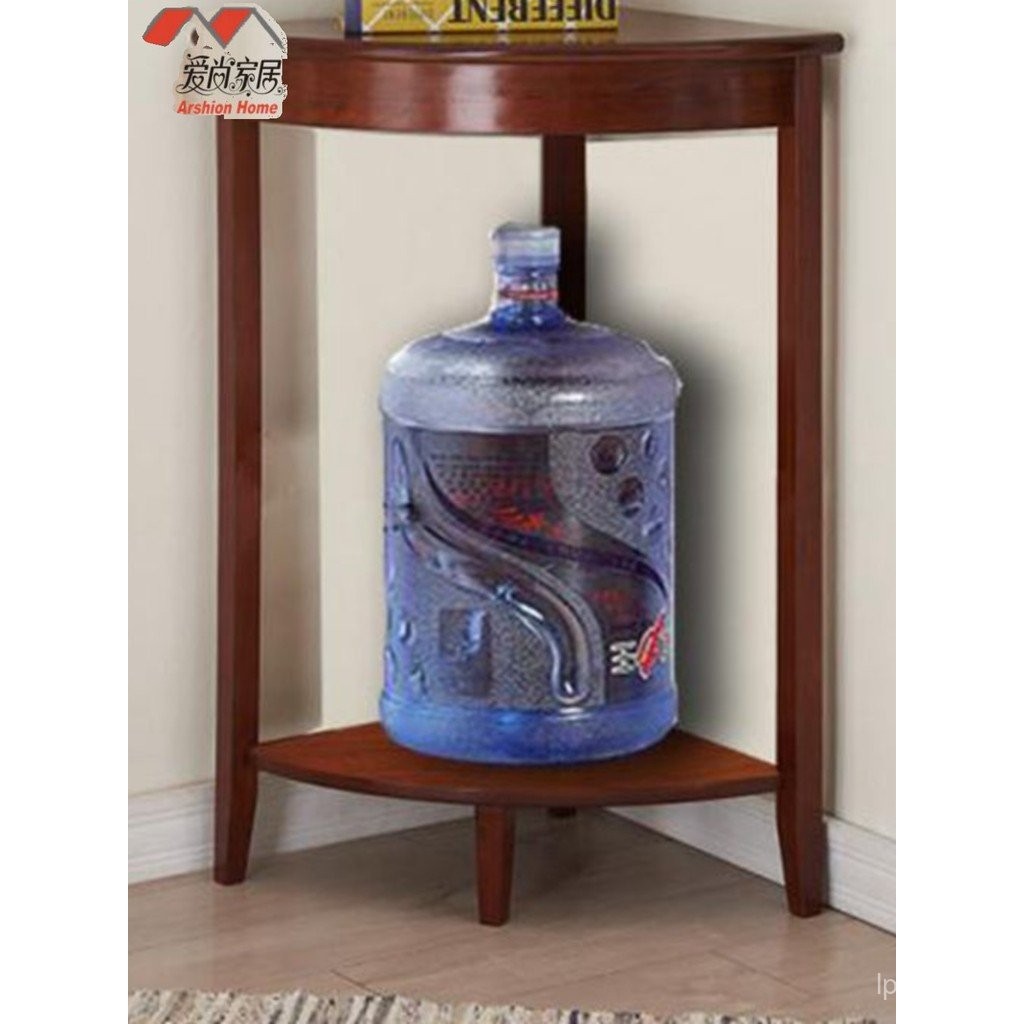 Meja Sudut Kecil Segitiga Meja Sisi Gaya Amerika Kabinet Sudut Dinding ...