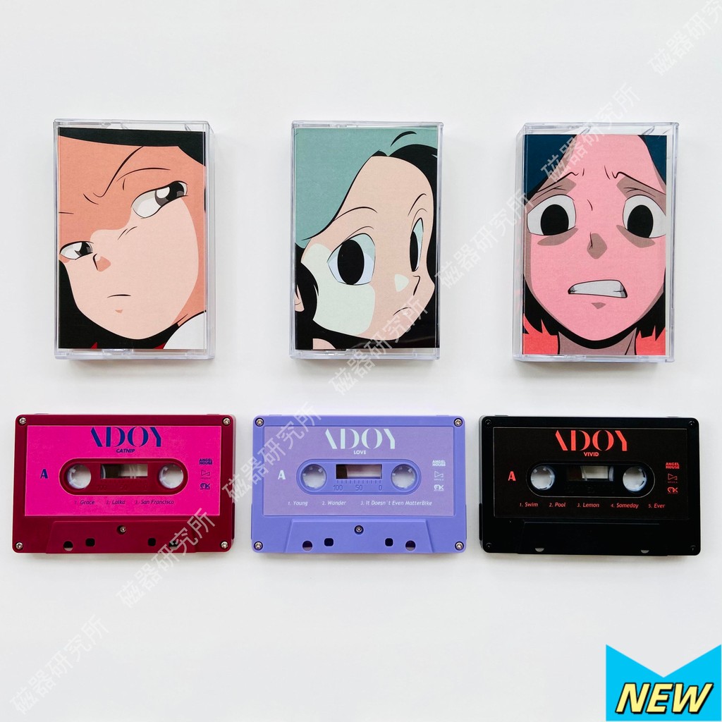 ADOY CATNIP LOVE VIVID 3 Albums Set Cassette Tape Brand New [Sealed] Original | Shopee Malaysia