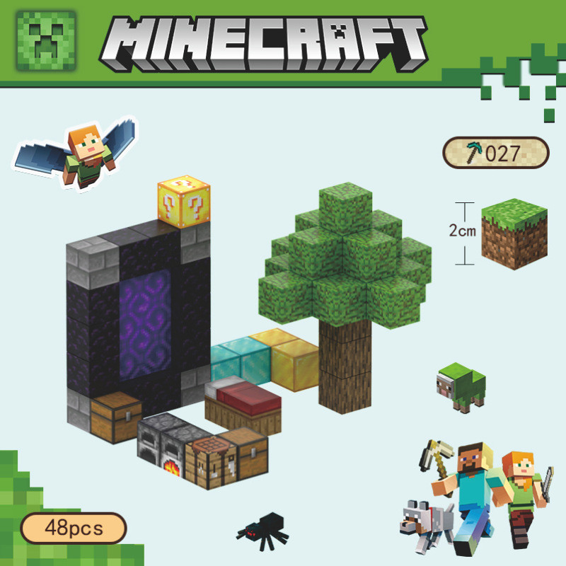 Minecraft Magnetic MC Cube End Transmission Door with Magic Table ...