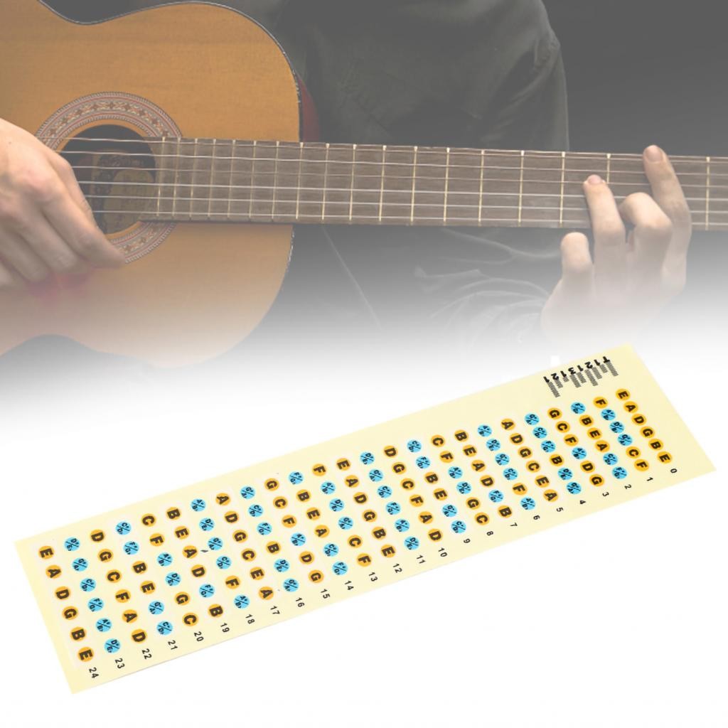 Guitar Fretboard Note Decals high quality Sticker for Practicing ...