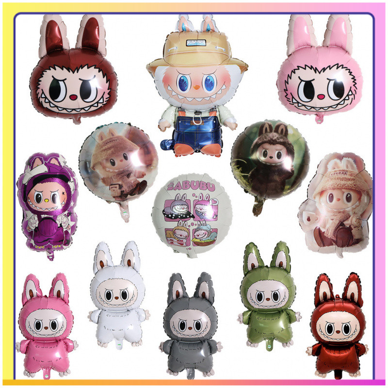 Labubu Balloon labubu Aluminum Film Balloon Cartoon Balloon Children ...