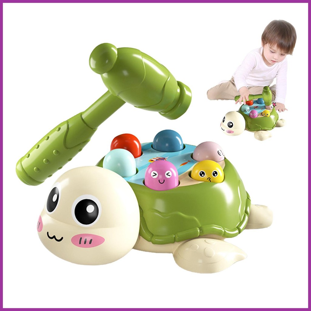 Whack Mole Game for Kids Turtle Interactive Whacking Toy Developmental ...