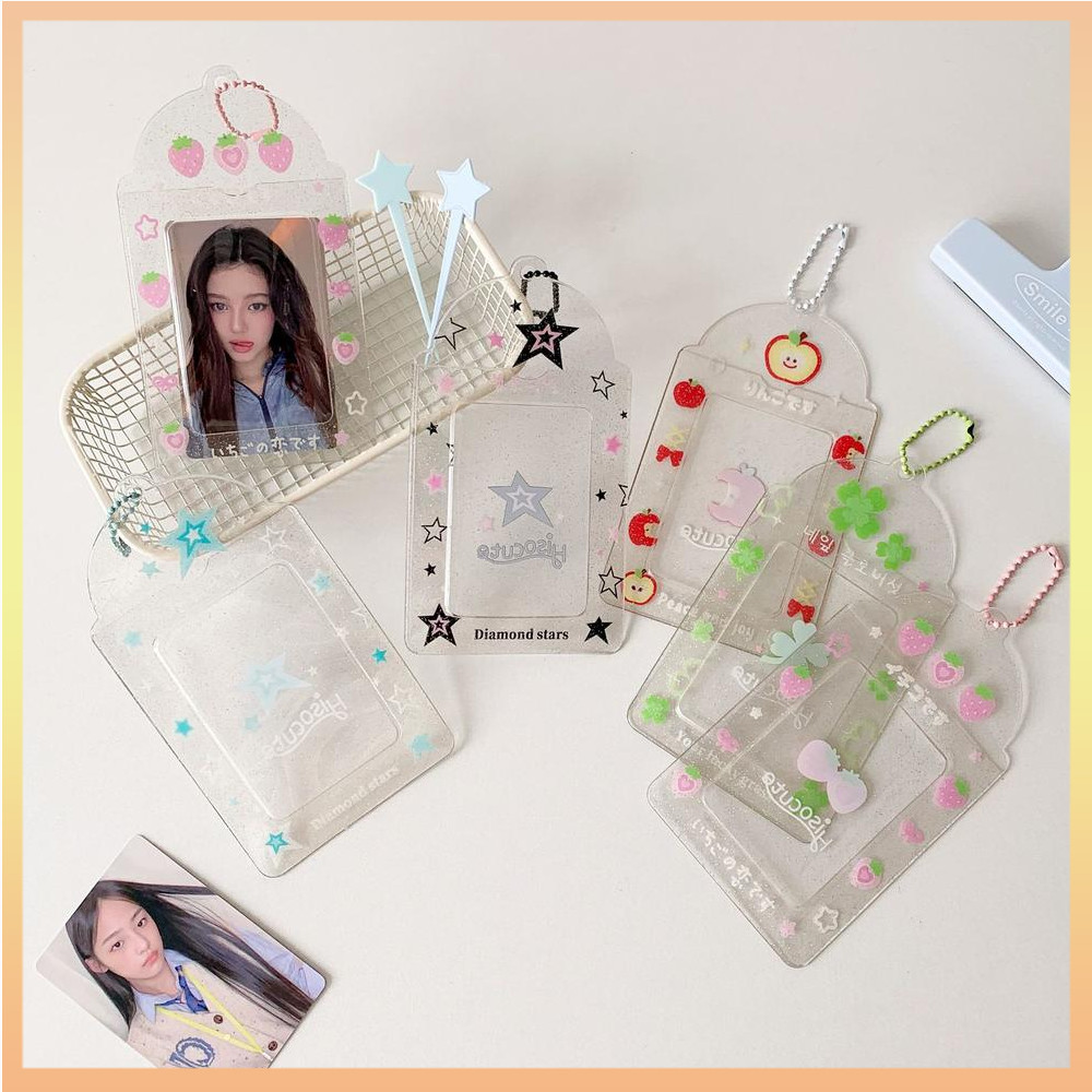 Pvc Kpop Photocard 3 Inch Photo Card Holder Clear Id Card Holder for ...