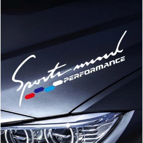 Sticker Sports 424 Hood Modified Car Front Car Sticker Waterproof Light ...
