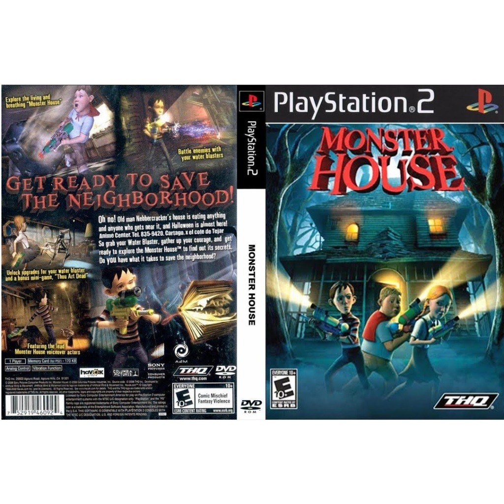 [PS2 CD DVD GAME] Monster House | Shopee Malaysia