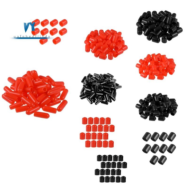 Rubber End Caps ID PVC Round Tube Bolt Cap Cover Screw Thread ...