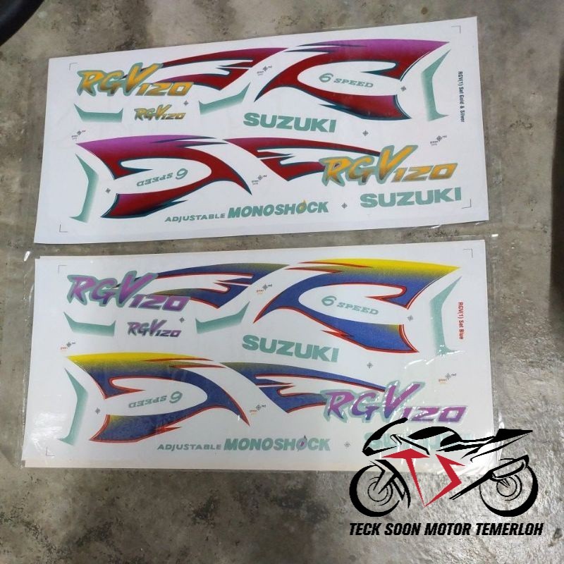 STICKER BODY STRIPE (1) SUZUKI RGV 120 RGV120 | Shopee Malaysia