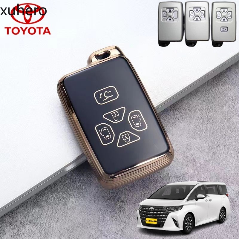 Toyota 3/4/5 Buttons TPU Car Remote Key Case For Toyota Toyota Alphard ...