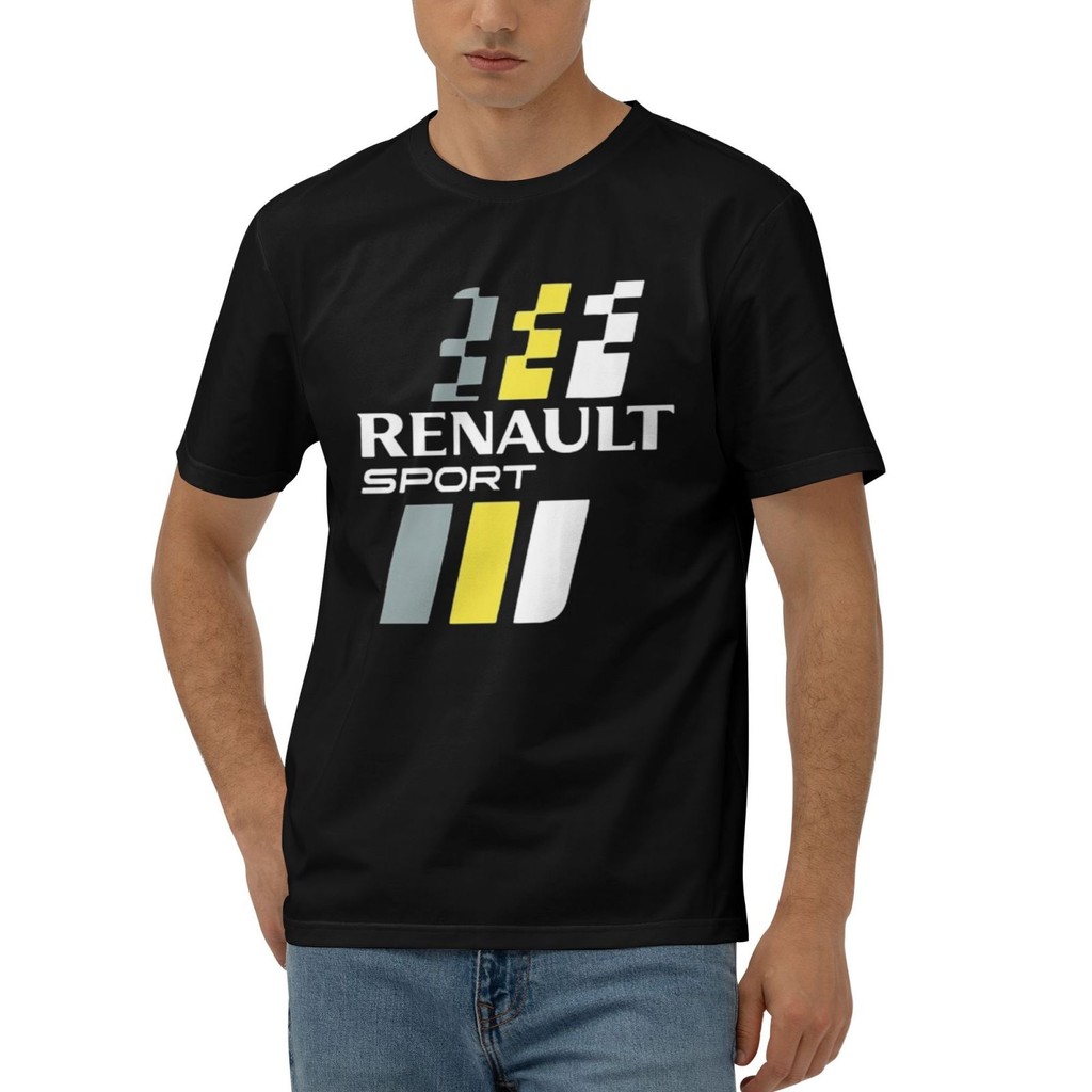 Hip Hop Designs Men Cotton T-Shirt Renault Sport Logo Racing Cotton T ...