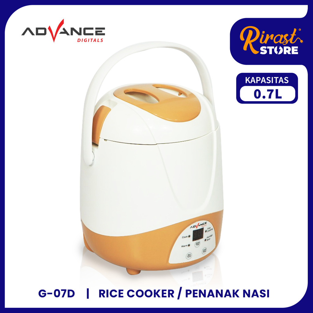 RIRAST- ADVANCE RICE COOKER 0.7 LITER G-07D | Shopee Malaysia