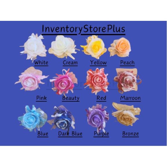 Bunga rozek/ Bunga Kendarat Bunga Dada Flower Corsage With Safety Pin ...