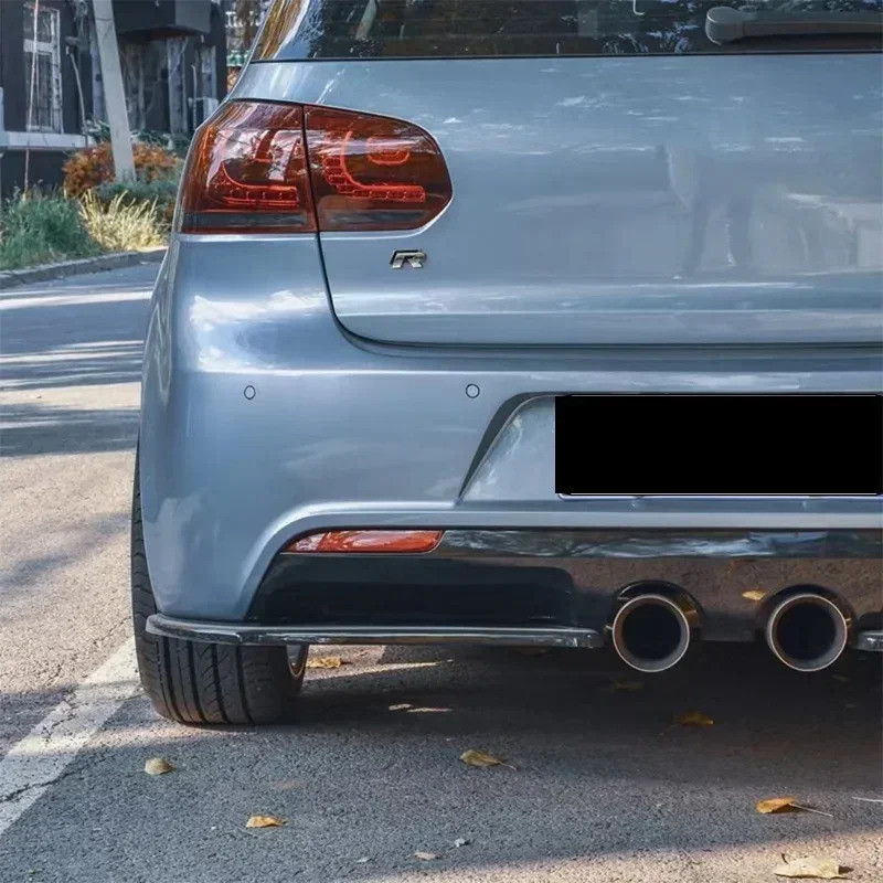 Maxton Style Car Rear Bumper Side Spoiler For VW Golf 6 R20 Golf MK 6R ...