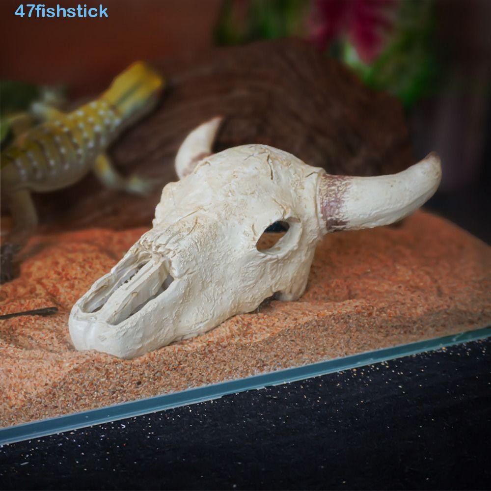 FISHSTICK Sheep Head Statue, Simulation Lifelike Sheep Skull Ornament ...