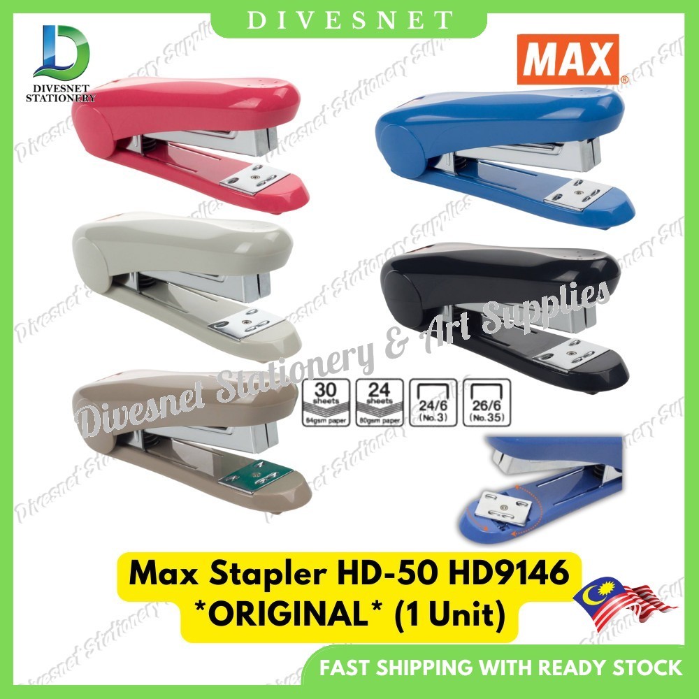Max Stapler HD-50 Heavy Duty Stapler HD9144 *ORIGINAL* Divesnet Pengokot Besar 订书机 | Shopee Malaysia