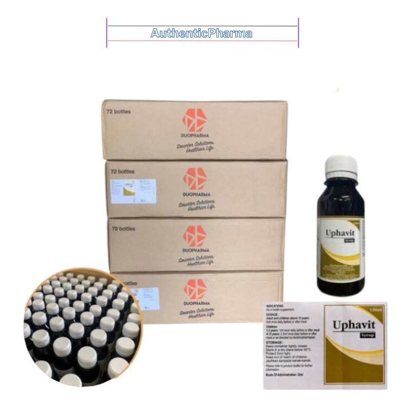 Uphavit multivitamin Syrup 120ml x 72bottles/box | Shopee Malaysia