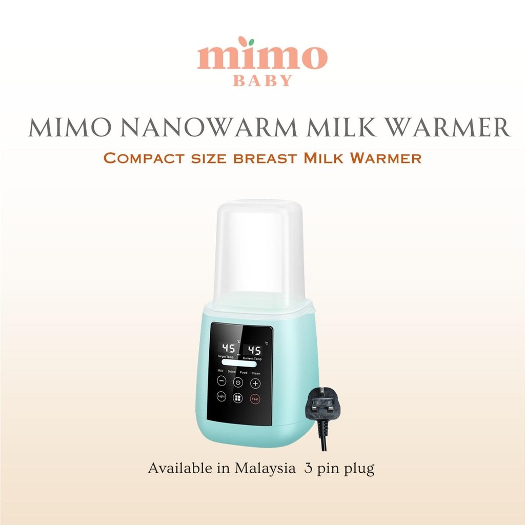 Mimo NanoWarm Milk Warmer | Compact Size | For Breast Milk & Formula ...