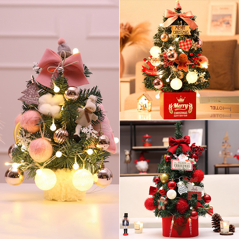 Mini Christmas Tree New Xmas DIY Package with Lights 30/45/60cm ...