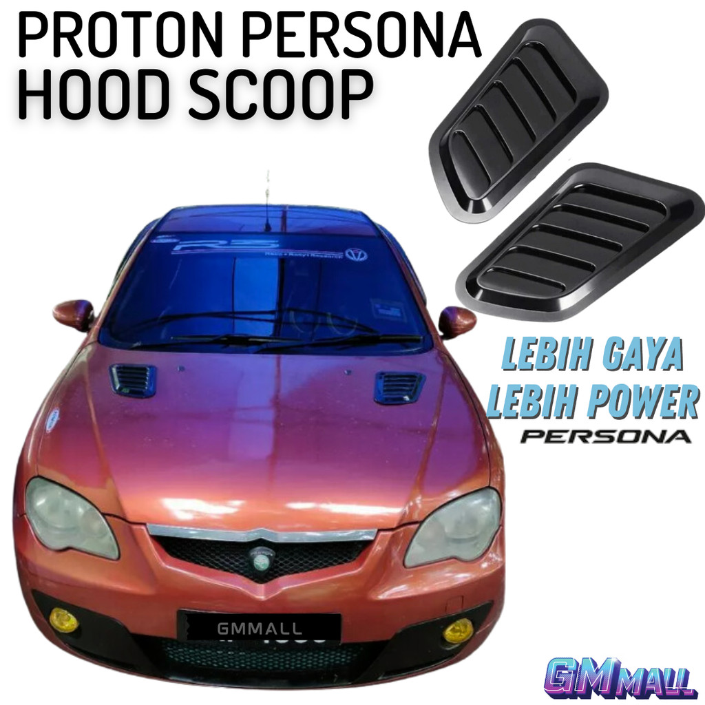PROTON PERSONA Turbo Air Flow Intake Hood Scoop Vent Bonnet Cover Bonet ...