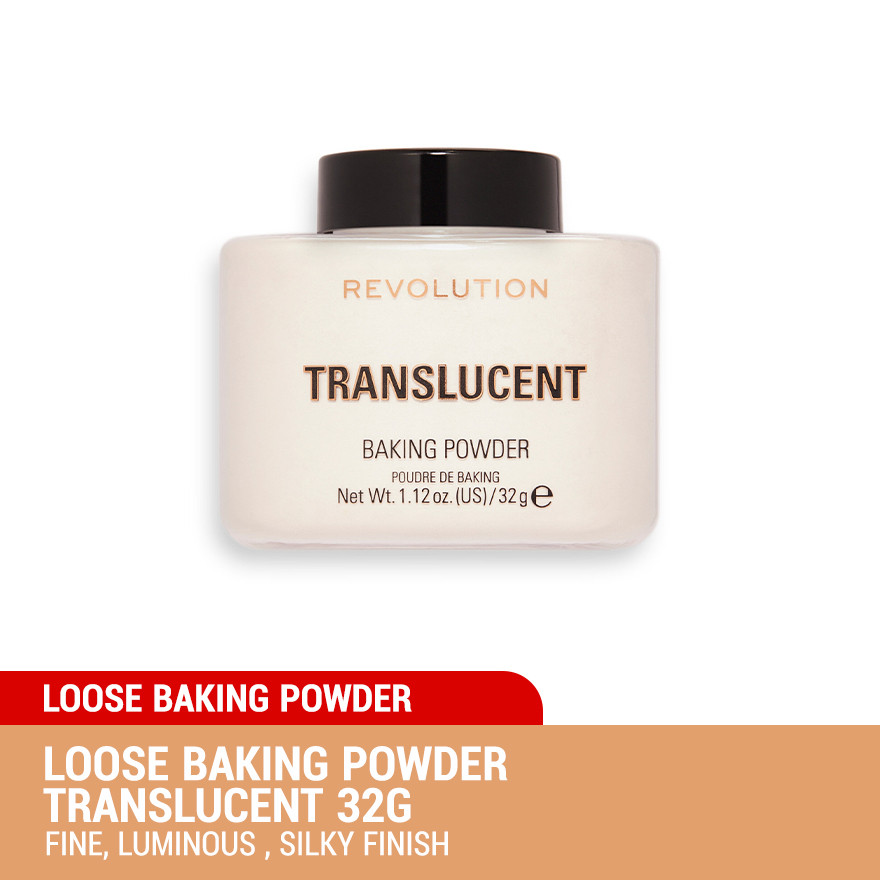 Revolution Loose Baking Powder Translucent 32g | Shopee Malaysia