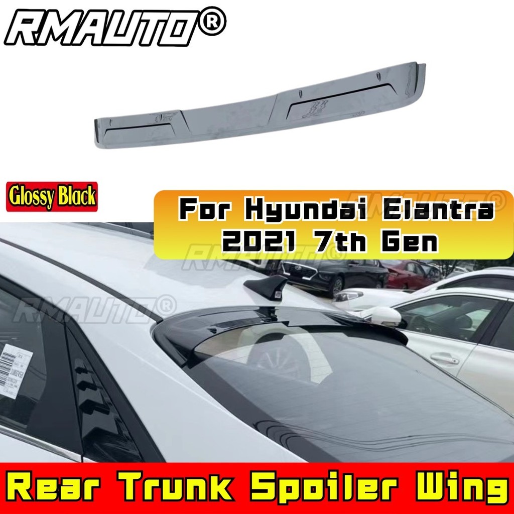 For Hyundai Rear Trunk Spoiler Wing Rear Roof Spoiler Roof Wing Body ...