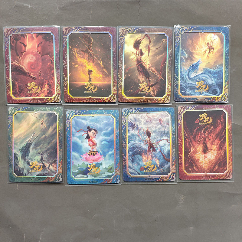 Jikashe Nezha Card Genuine Nezha 2 Demon Boy Haunted Sea Card ...