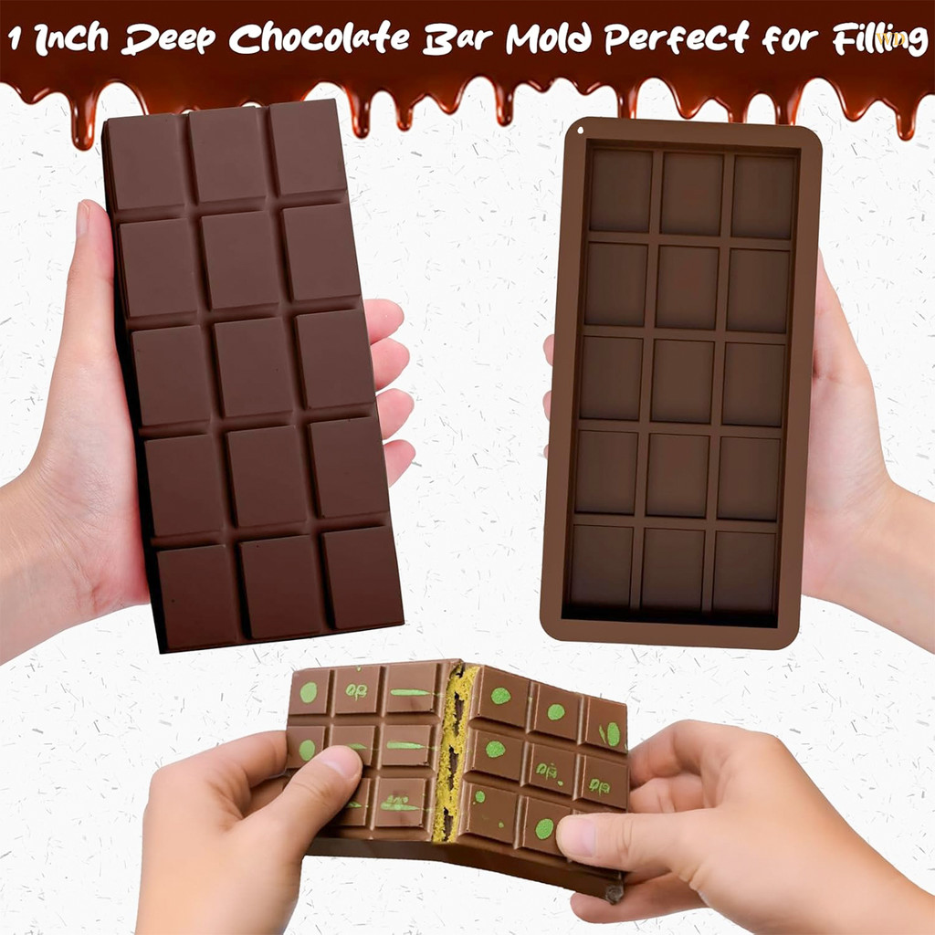 Silicone Chocolate Mould Bar Deep Chocolate Silicone Moulds Chocolate ...