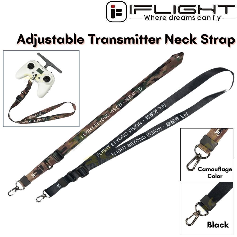 iFlight Adjustable Transmitter Neck Strap Belt 25x500mm for RC Remote ...