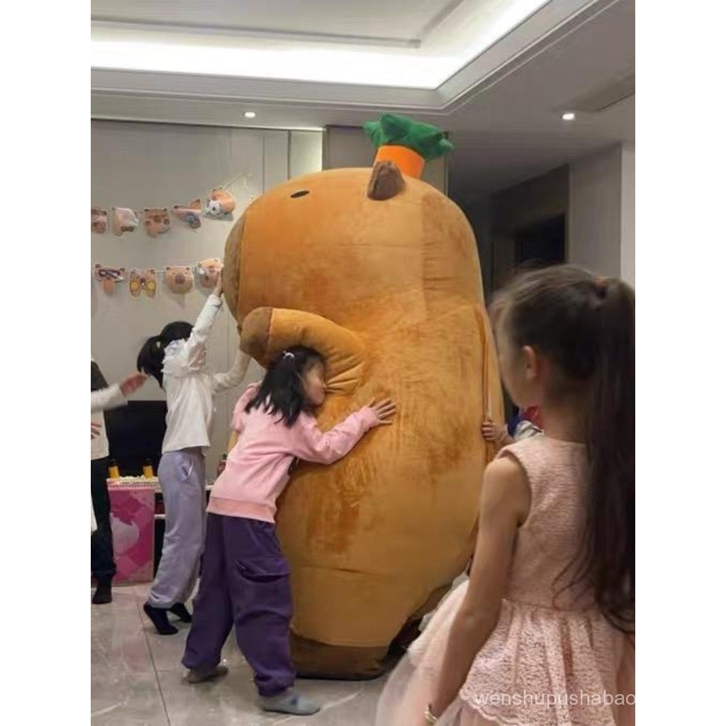 Inflatable Kapibara Cartoon Doll Costume Influencer Capybara Doll ...