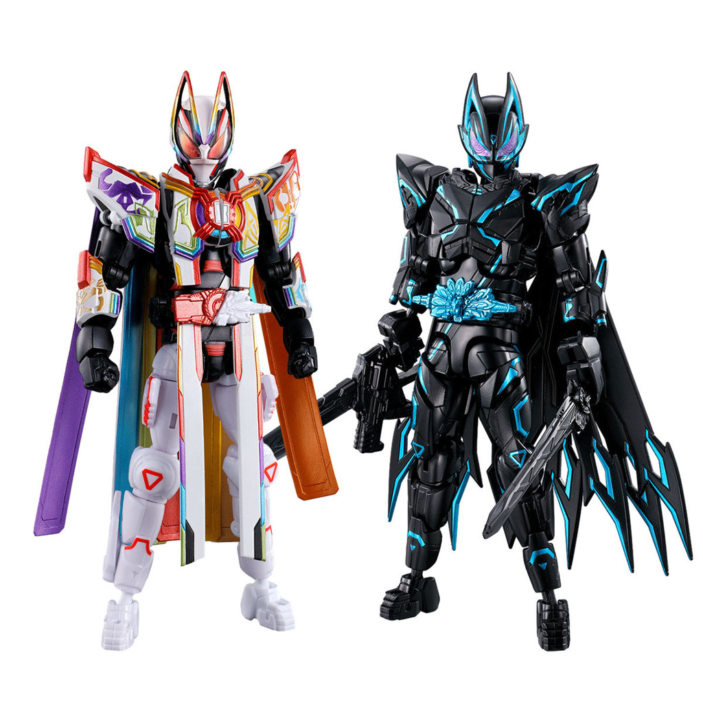 Bandai PB RCF 09 Kamen Rider geats Rainbow Fox X Black Fox Action ...