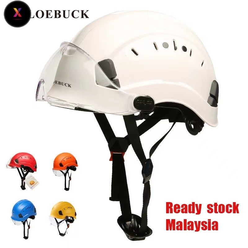 FS ready stock Safety helmet topi keselamatan topi keledar PPE ...