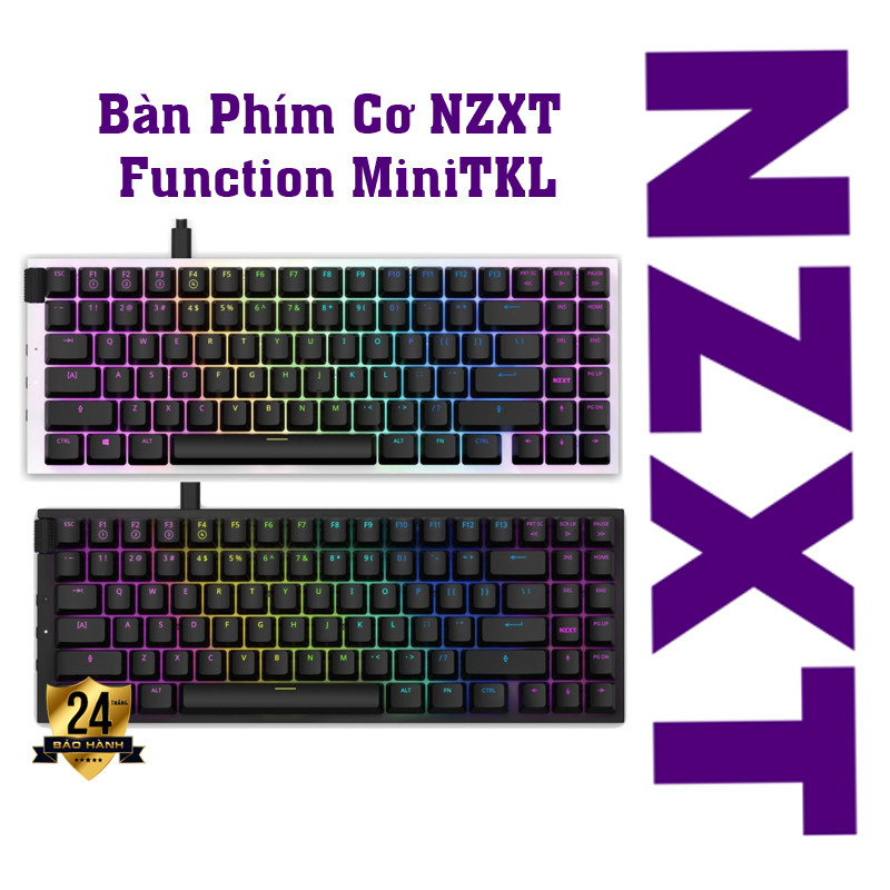NZXT Function MiniTKL Mechanical Keyboard - Black/White | Shopee Malaysia