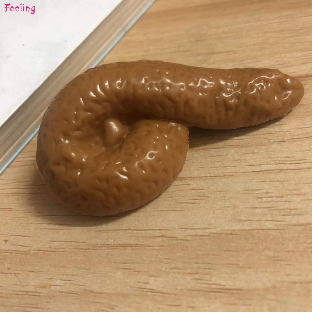 Realistic Poop Joke Mischief Toys Turd EVA Plastic Fake Poop Fun Games ...