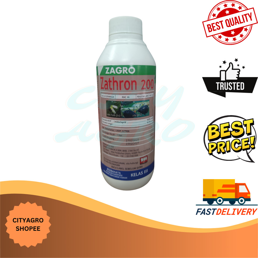 Zathron 200 IMPRIDE 30.5SC 1L IMIDACLOPRID 18.3% 30.5% KUTU THRIPS KUTU ...