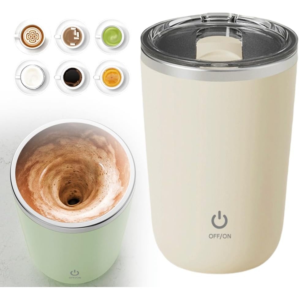 Automatic Magnetic Stirring Mug Self-Stirring Electric Coffee Cup with ...