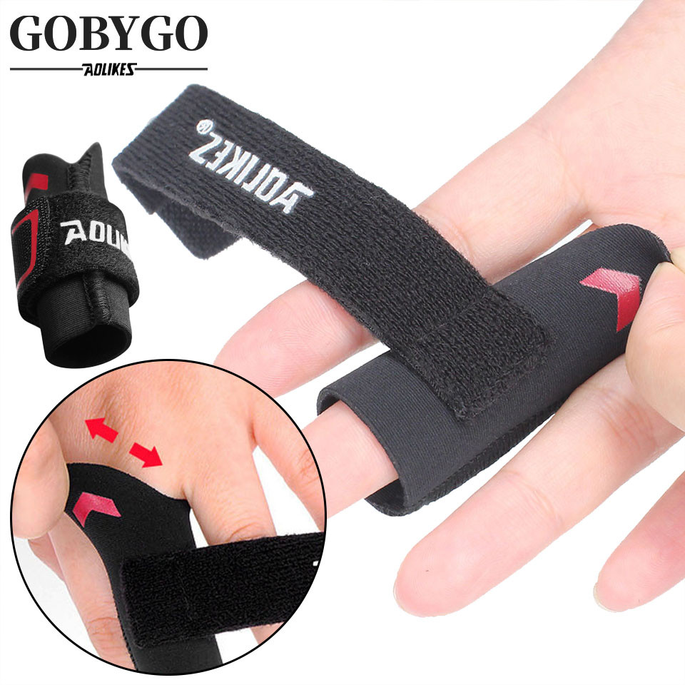 AOLIKES 1Piece Adjustable Sports Pressure Basketball Volleyball Finger ...