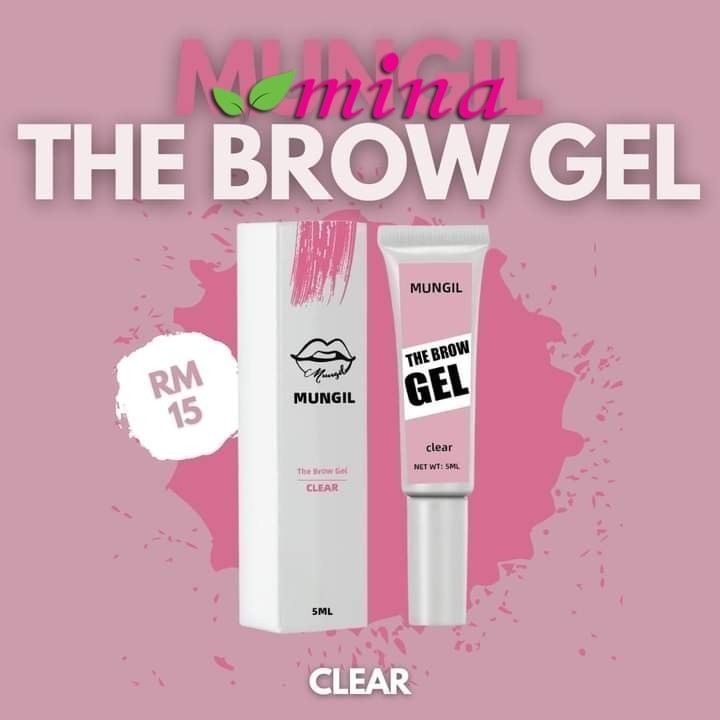 MUNGIL Eyebrow Gel Clear 5ml Brow Styling Waterproof Cubremi ...