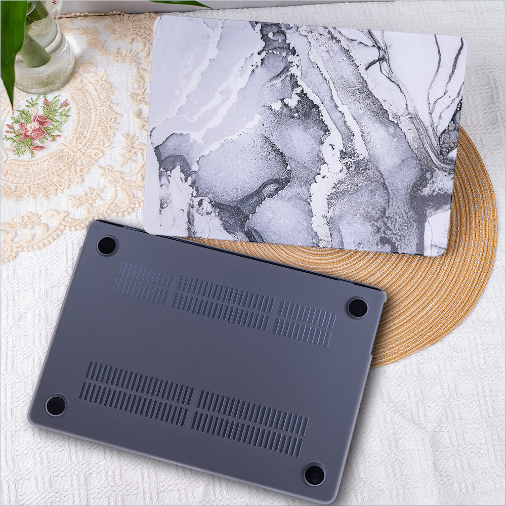 New Gray Marble Laptop Case for 2024 Macbook Air 13 M2 M3 A3113 Air 15 ...