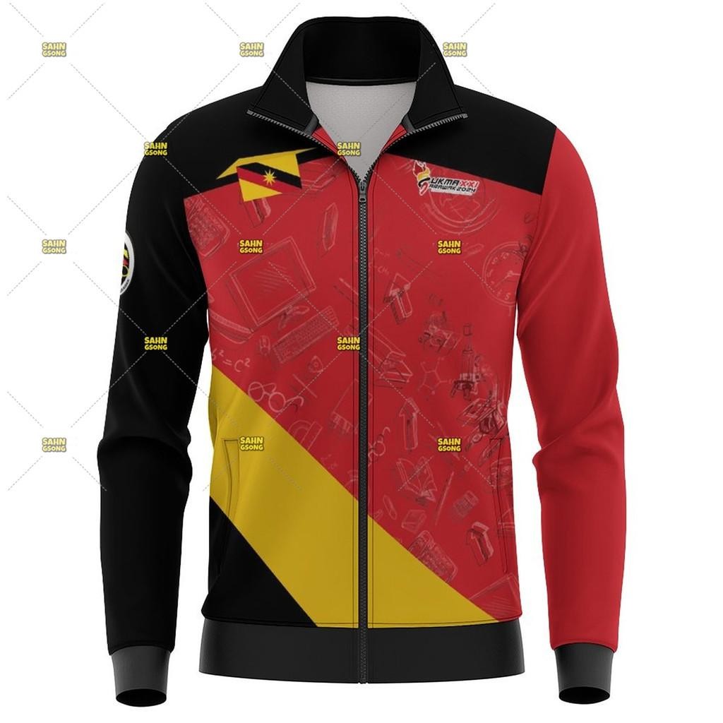 【FREE CUSTOME】 MEN'S JACKET SUKAN SARAWAK JACKET 2024 FULL SUBLIMATION ...