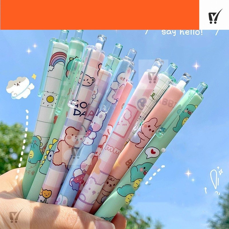 MCT Cute Green Dinosaur Frog Signature Pen/ Japanese Style Smooth ...