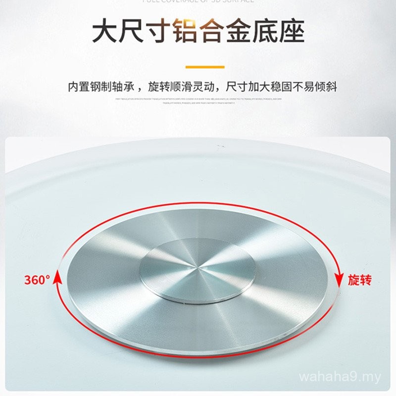 Wholesale Dining Table Turntable Tempered Glass Round Table Turntable ...