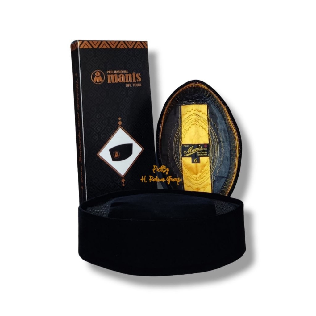 Ac Plain Sweet Peci Original HM Toha Bandung Soft Thick Anti-Hot Bludru ...