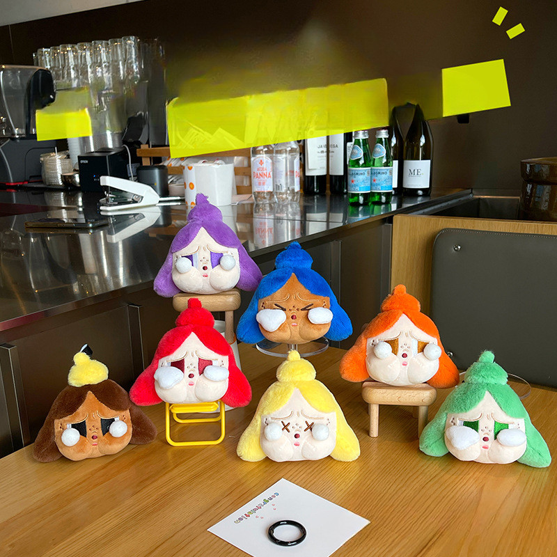 Crybaby Cheer Up Keychain CRYBABY Powerpuff Girls Series Plush Cute Cry ...