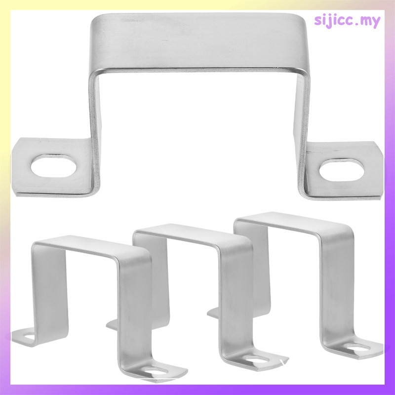 4 Pcs Conduit Clamp Square Tube Buckle Mainstays Clamps Pvc Clips ...