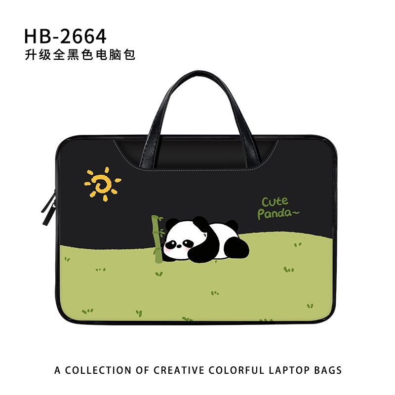 Laptop Cute Panda Computer Bag Suitable for 13 Inch Macbook Acer 15 ...