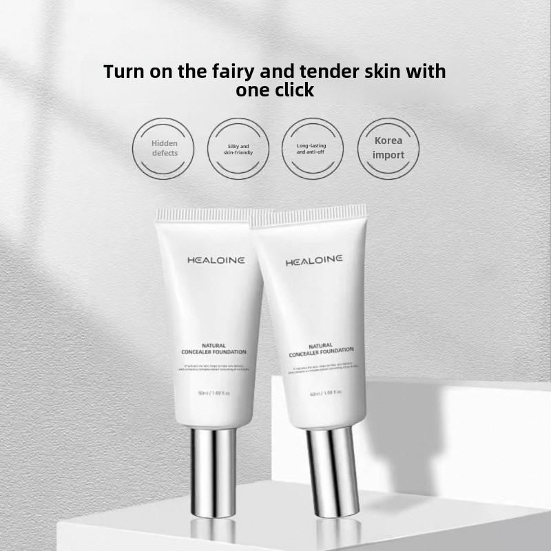 HEALOINE Water Gloss Liquid Foundation Concealer For Refreshing ...