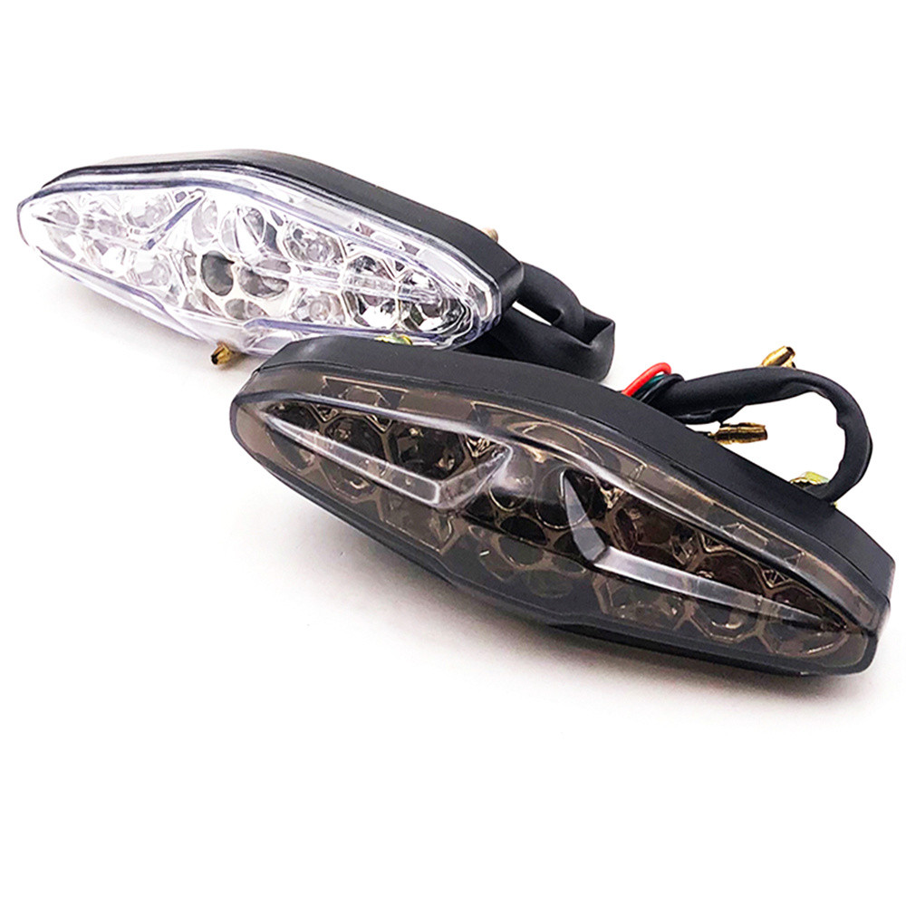 Modified Motorcycle LED Brake Light Running Light Electric Vehicle ...