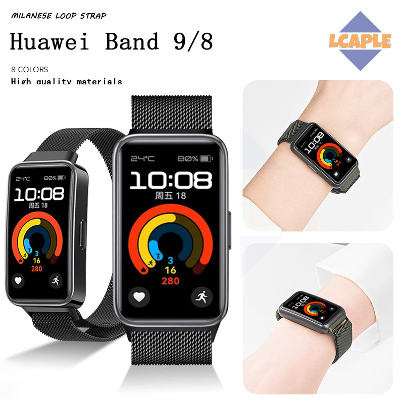 Milanese Loop Strap Metal Band for Huawei Band 9 Magnetic Stainless ...